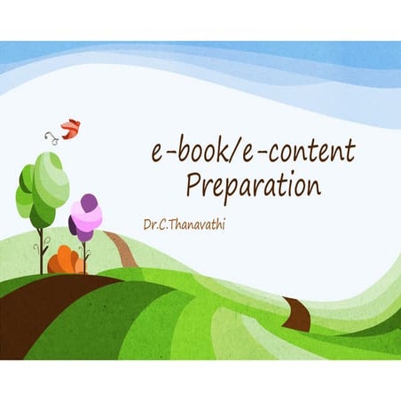 E-content preparation Introduction | PDF