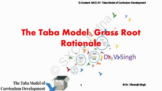 Taba model of curriculum development | PPTX