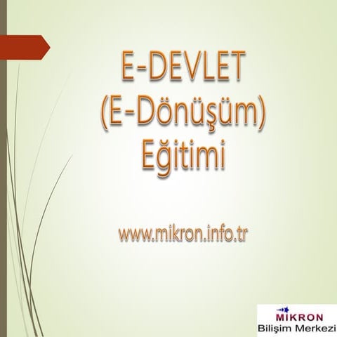 E devlet E defter E fatura E-irsaliye e-ihracat eği̇ti̇mi̇ | PPTX