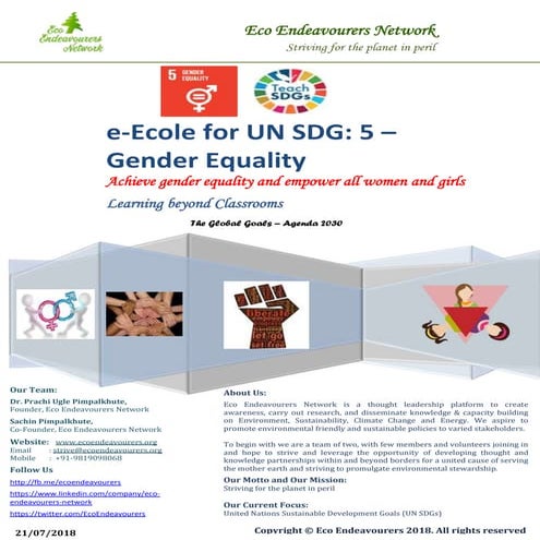 Promote gender equality and empower women | PPT
