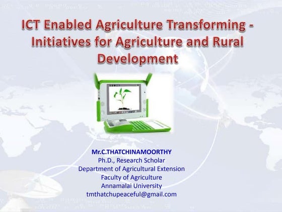 AGRICULTURE KNOWLEDGE INFORMATION SYSTEM | PPT