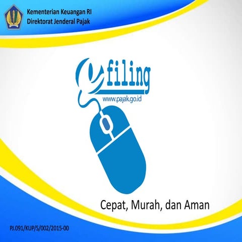 Tata Cara E filling | PPTX