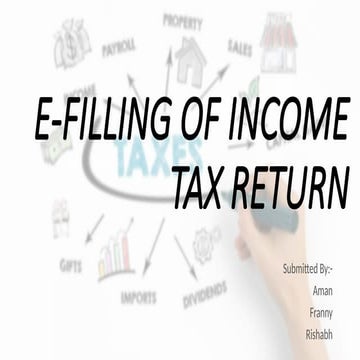 Electronic Filing and Payment System For Entrepreneurs, Self-Employed ...