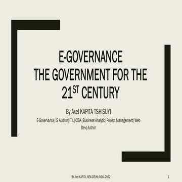 E-GOVERNANCE.pdf | Internet | Computing