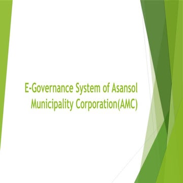 E-Governance System of Asansol Municipality Corporation(AMC) - JUPITER.pptx