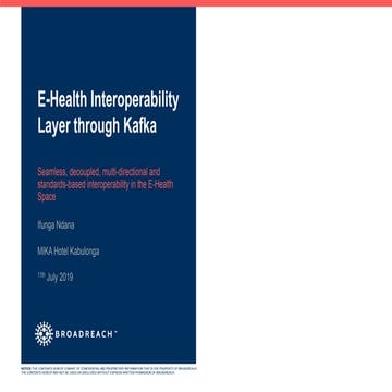 E health interoperability layer through kafka | PDF
