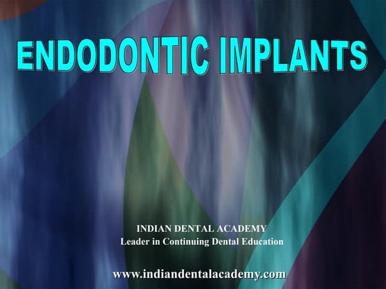 Vonlay; A paradigm shift in post endodontic restoration: A case report ...