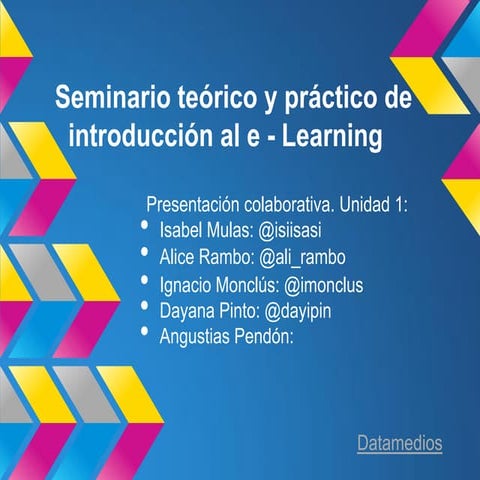 E Learning Presentacion | PPTX