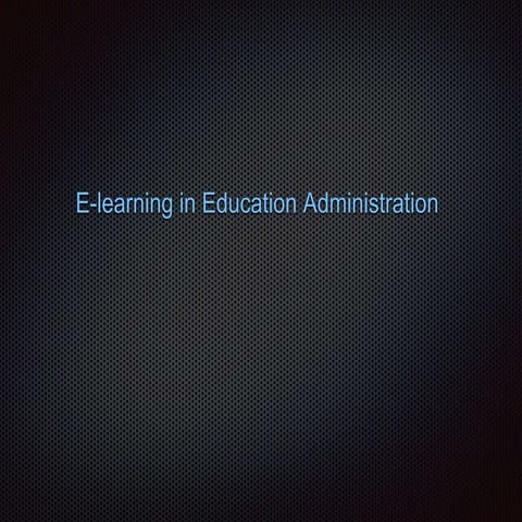 E learning | PPTX | Online Education | Education