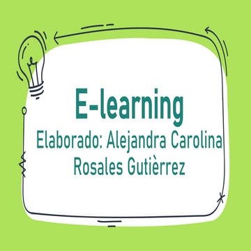 Principales características del e learning y las principales ...
