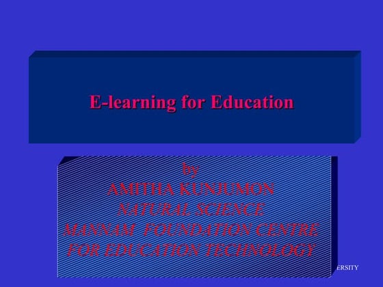 Online education (1) | PPT