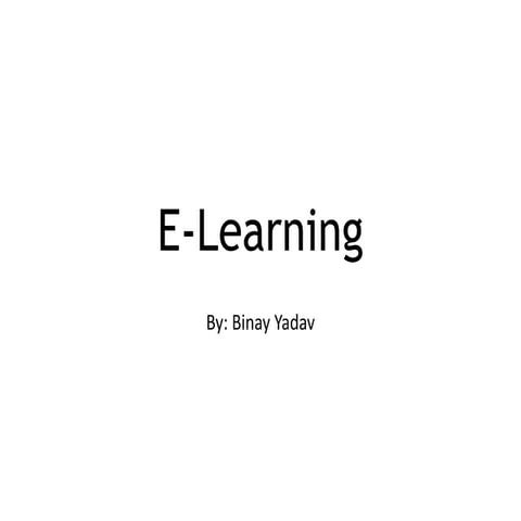 E learning.pptx