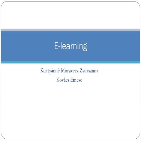 E learning 2 | PPT