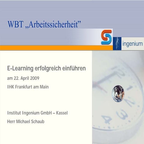 Michael Schaub: E-Learning erfolgreich einführen | PDF | Technology ...
