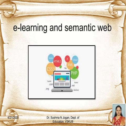 e-learning and semantic web | PPSX