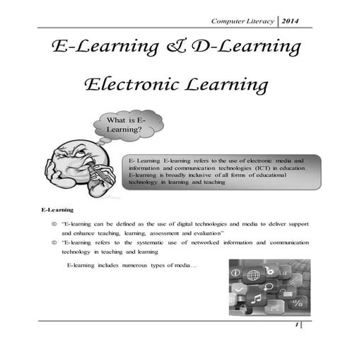 E learning & distance learning | DOCX