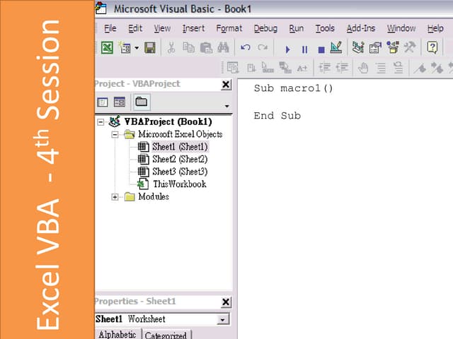 E Learning Excel Vba Programming Lesson 4 Ppt 3322