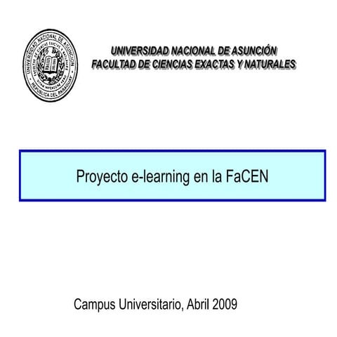 E learning facen | PPT