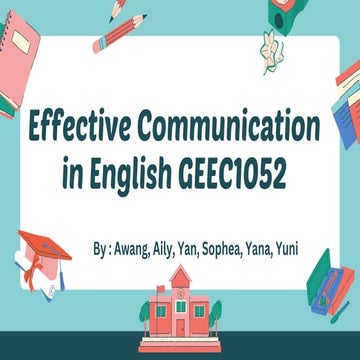 Mastering Effective Communication Skills in English: Listening and ...