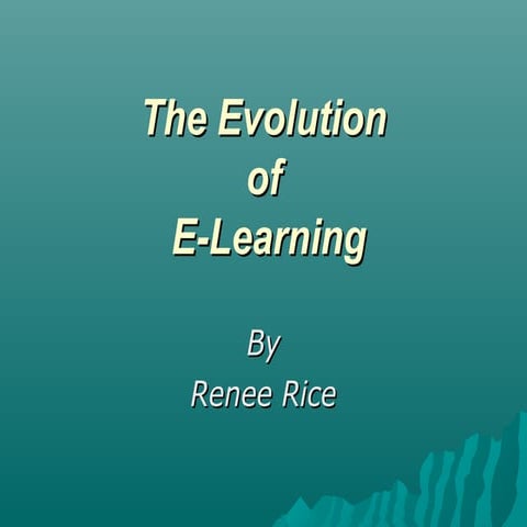 The Evolution of E-Learning for students.pptx