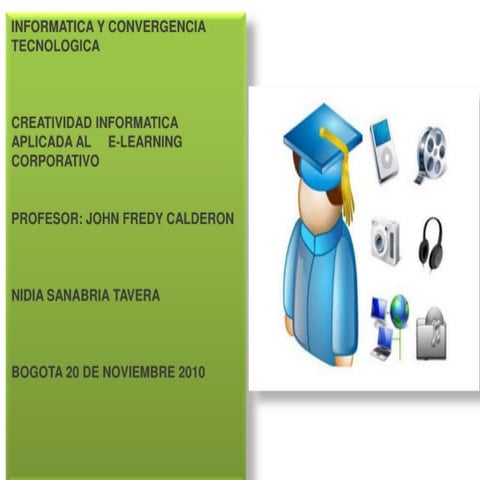E learning presentacion | PDF | Education