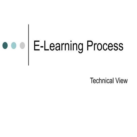 E Learning Process | PPT