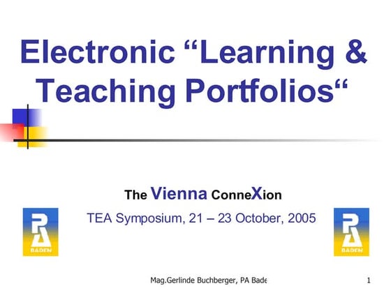 Learning And Teaching Portfolios | PPT