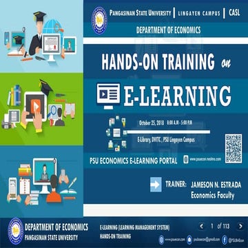 E learning Training PowerPoint Presentation | PPT