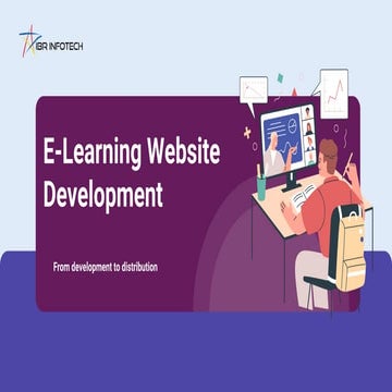 E-learning Website Development IBR Infotech | PDF