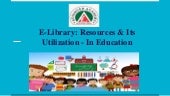 E library presentation | PPT