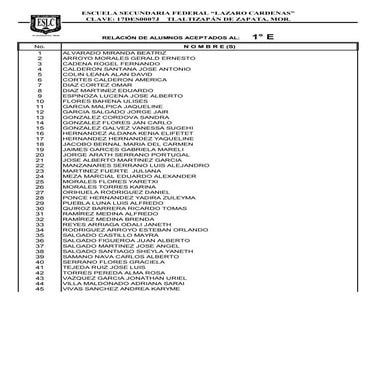 E lista | PDF