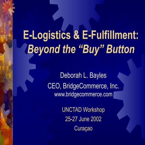 E logistics | PPT