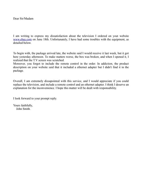 How To Write An E mail Of Complaint About A Faulty Product how-to-write-an-e-mail-of-complaint-about-a-faulty-product
