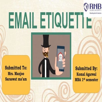 E mail etiquette | PPT