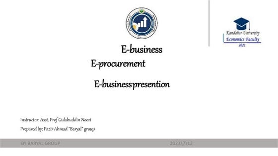 E procurement | PPTX