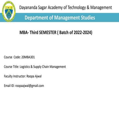 Aditya birla ppt and supply chain management | PPT