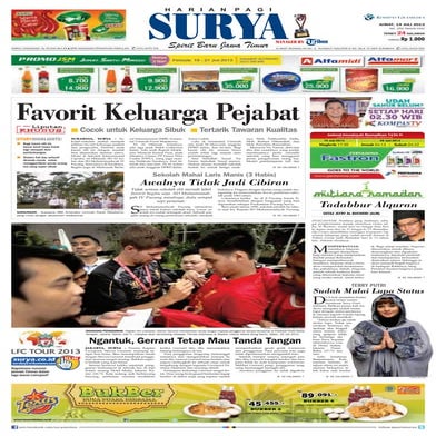 Epaper Surya 26 Juli 2013 | PDF