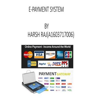 E payment system | PPT