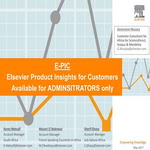 E-PIC Elsevier Product Insights for Customers - Available for ...