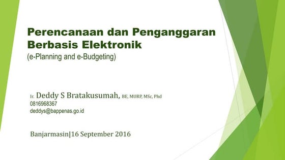 ASB dalam Perencanaan dan Penganggaran | PDF
