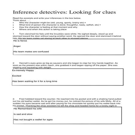 Making inferences and drawing conclusions | PPT