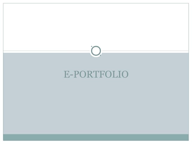 Creating ePortfolio as a Technology Tool | PDF