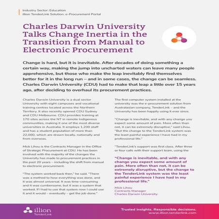 E-Procurement Client Story - City of Bunbury | PDF