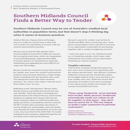 illion TenderLink Plans & Pricing - AU | PDF