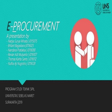E procurement | PPTX