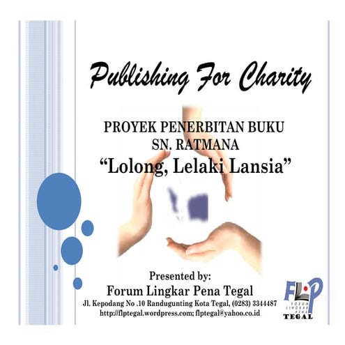 e-proposal penerbitan Lolong,Lelaki Lansia | PPT