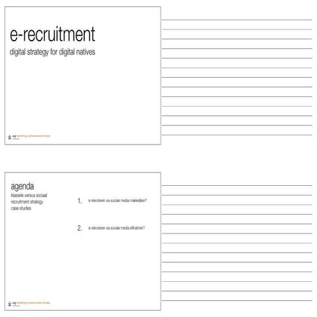 E recruitment handouts pdf | PPT