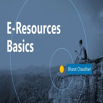 E-Resources Basics | PPT