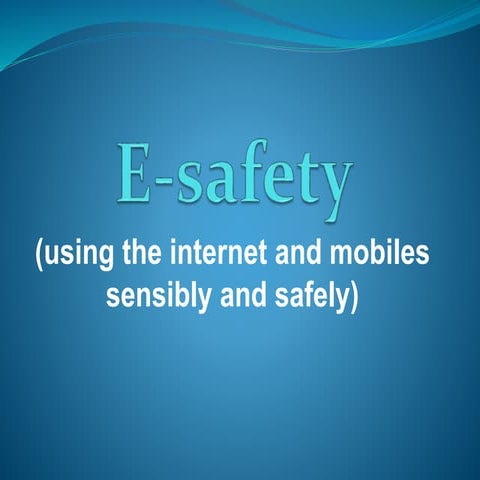 E-safety | PPT