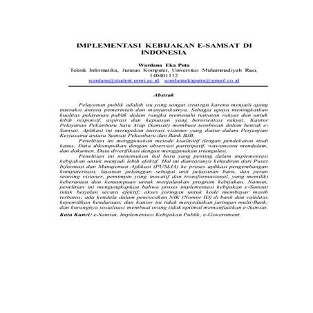 E-samsat indonesia | PDF